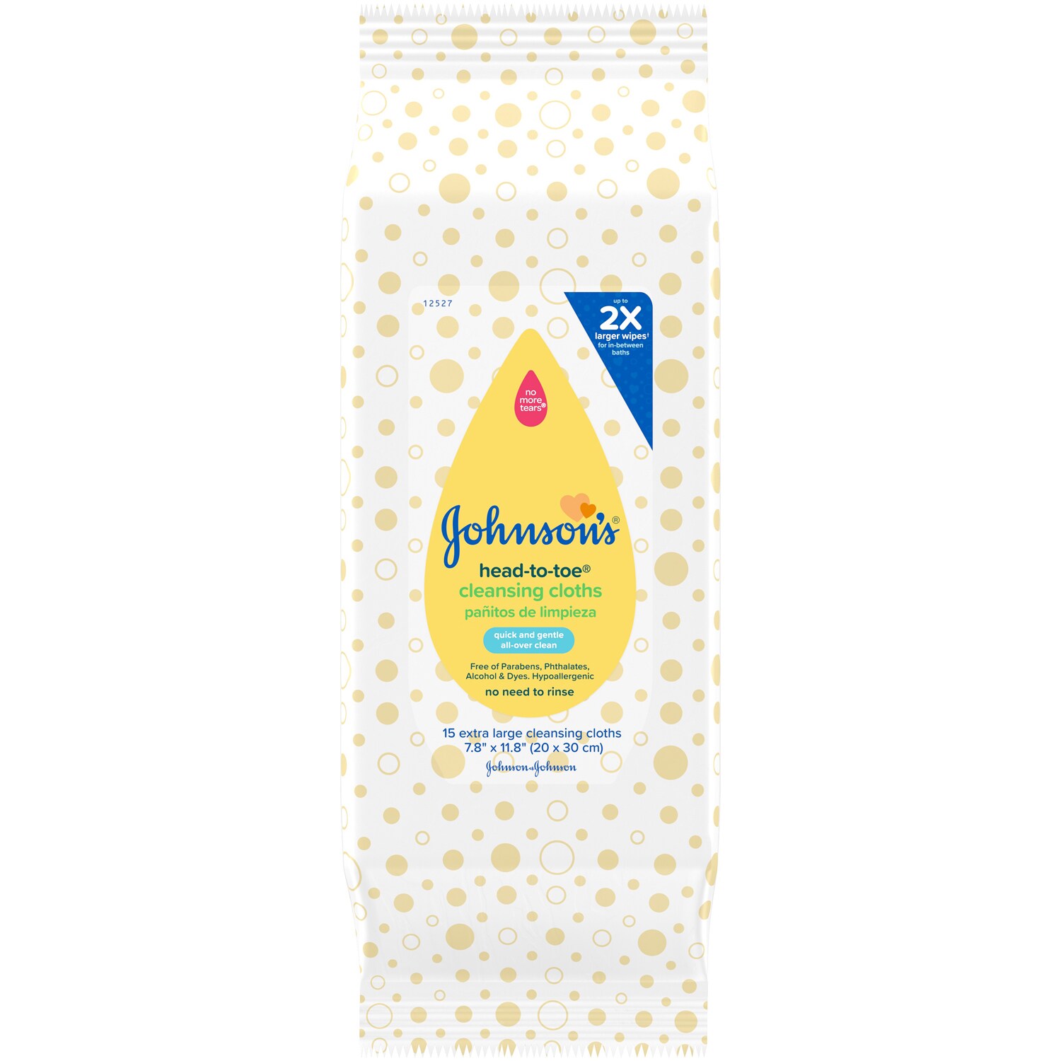 Order Johnson's Head-to-Toe Baby Cleansing Cloths | Fast Delivery