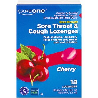 Vicks VapoCOOL Severe Medicated Lozenges, Honey Lemon Chill | FreshDirect