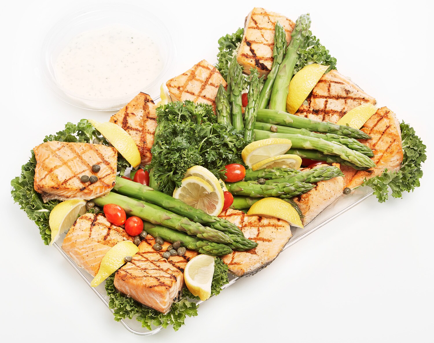 Order FreshDirect Grilled Salmon Platter (Farm-Raised Salmon), Regular ...