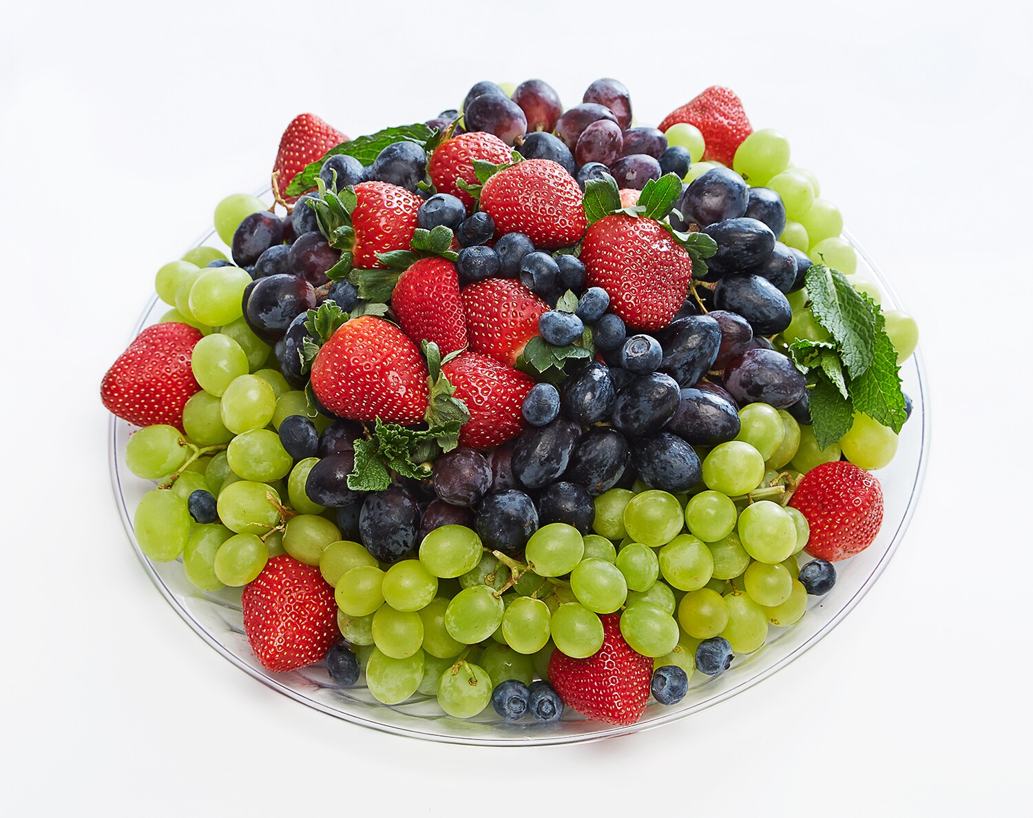 Order FreshDirect Grape and Strawberry Platter, Small | Fast Delivery