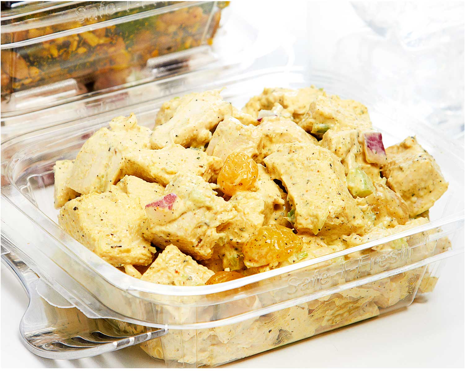 FreshDirect Curried Chicken Salad, Raised w/o Antibiotics 5oz | FreshDirect