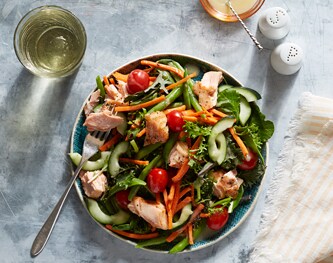 Order FreshDirect Green Salad with Grilled Salmon | Fast Delivery