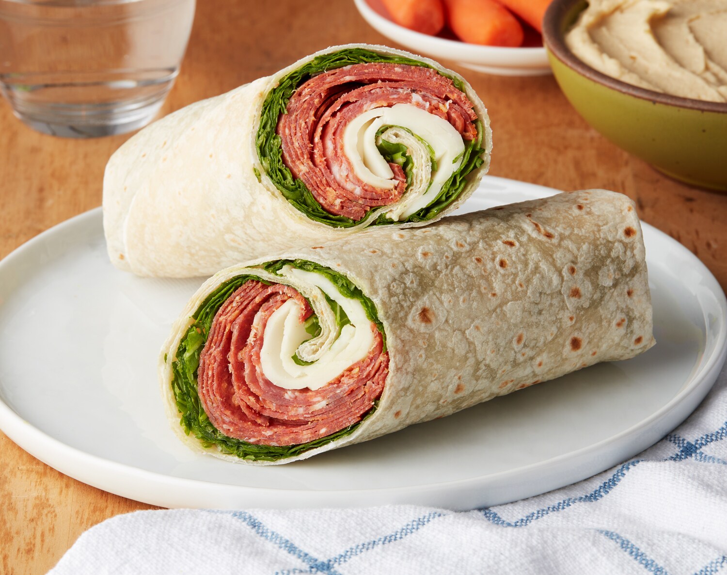 pepperoni mozzarella wrap