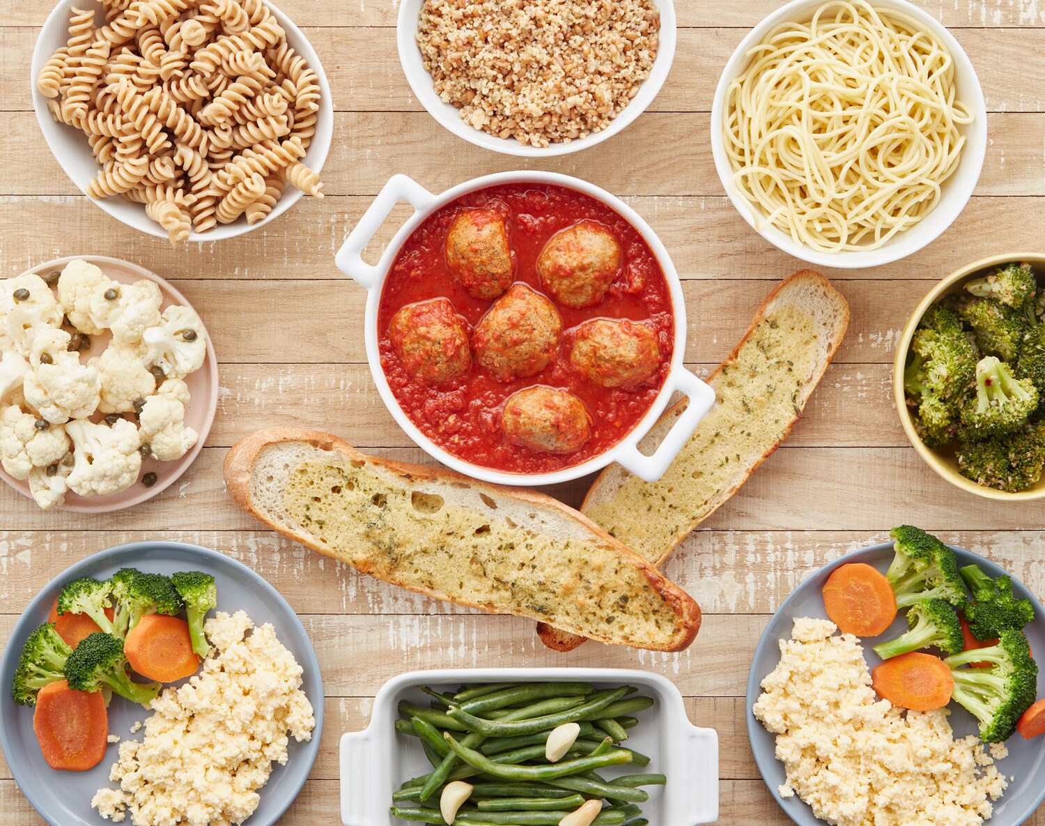 FreshDirect Meatballs and Sides Meal Bundle | FreshDirect
