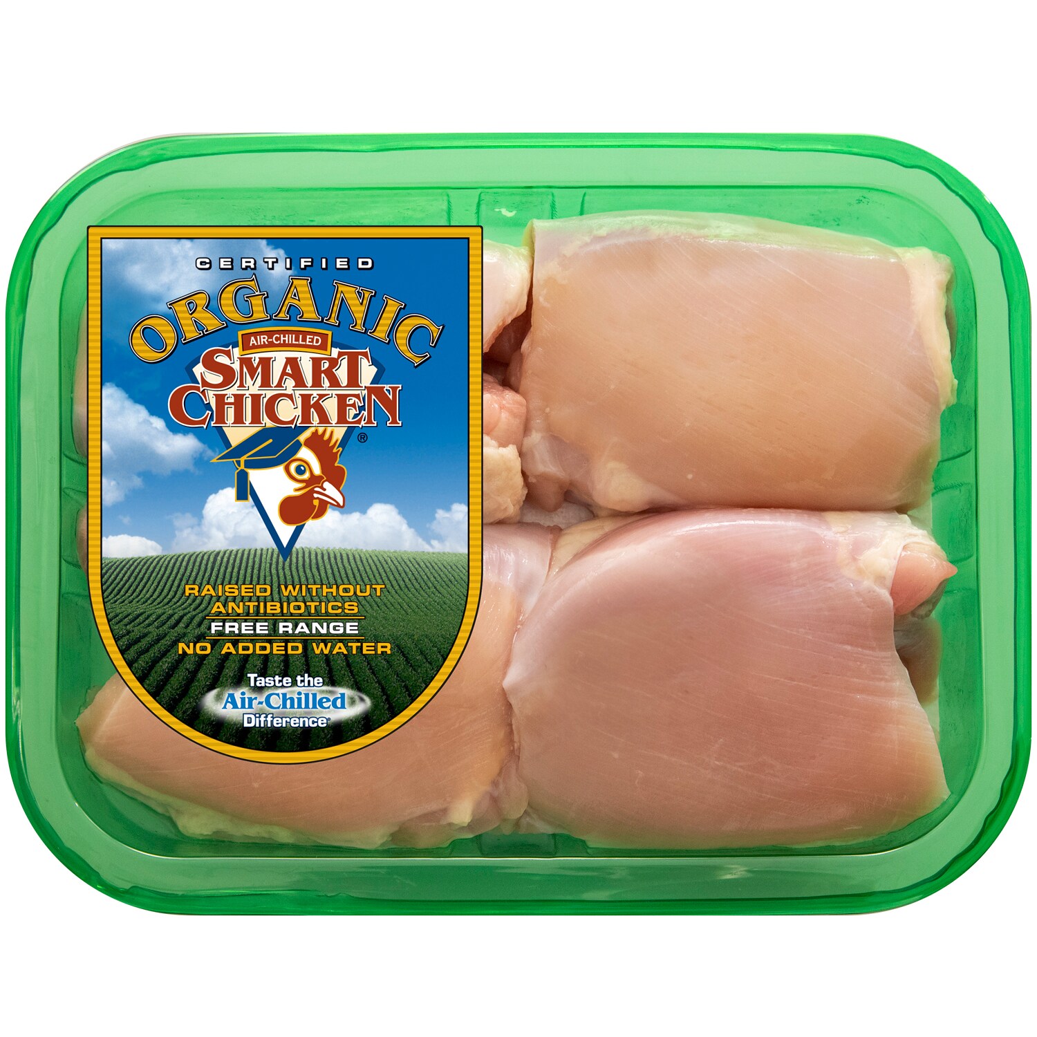 Order Smart Chicken Organic Boneless Skinless Thighs, Air-Chilled ...