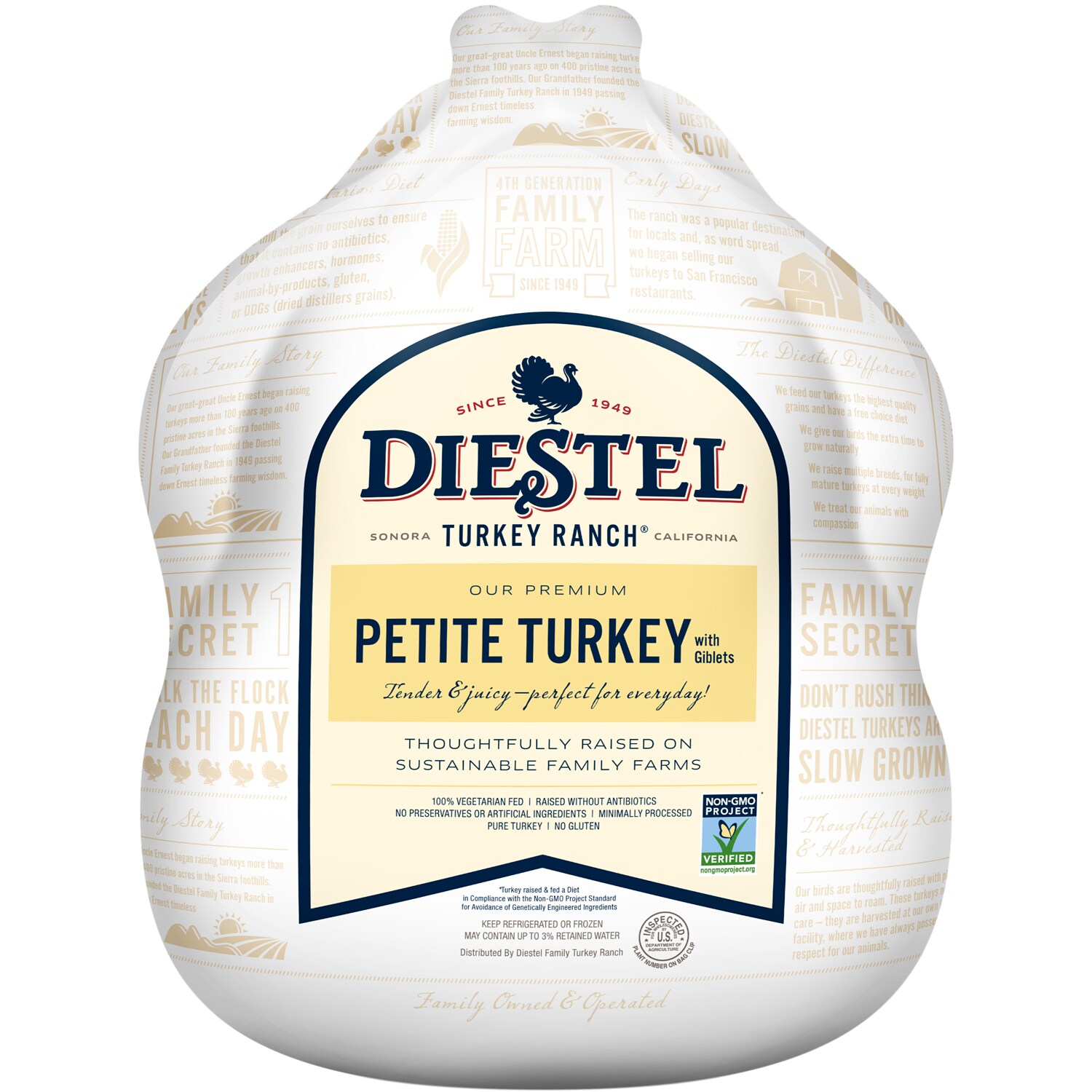 Diestel Family Ranch Whole Turkey (8-10lb) | FreshDirect