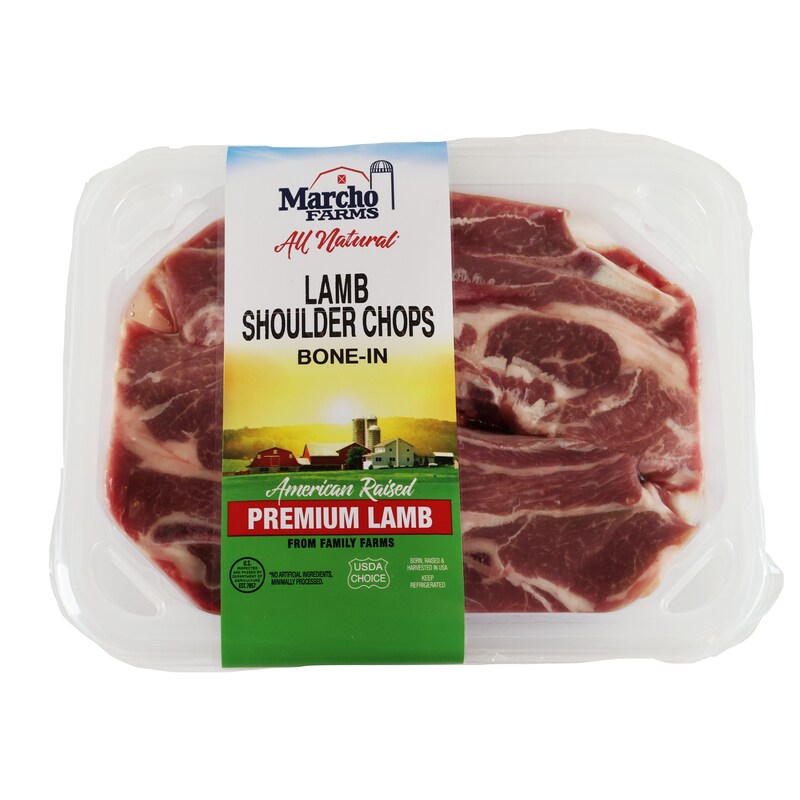 Order Marcho Farms Lamb Shoulder Chops, Bone-In | Fast Delivery