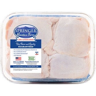 Order Springer Mountain Farms Chicken Drumsticks, Raised w/o ...