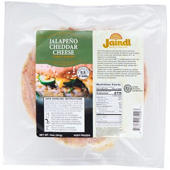 Order Jaindl Farms Turkey Burgers, Cheese and Parsley, Frozen | Fast ...