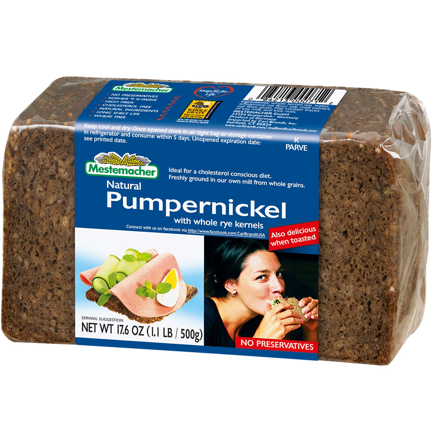 Order Mestemacher Pumpernickel Bread | Fast Delivery