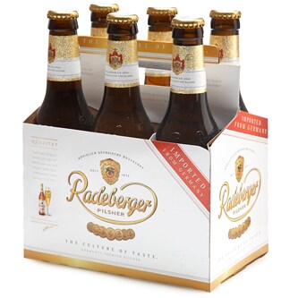 Radeberger Pilsner, Glass Bottles 6ct | FreshDirect
