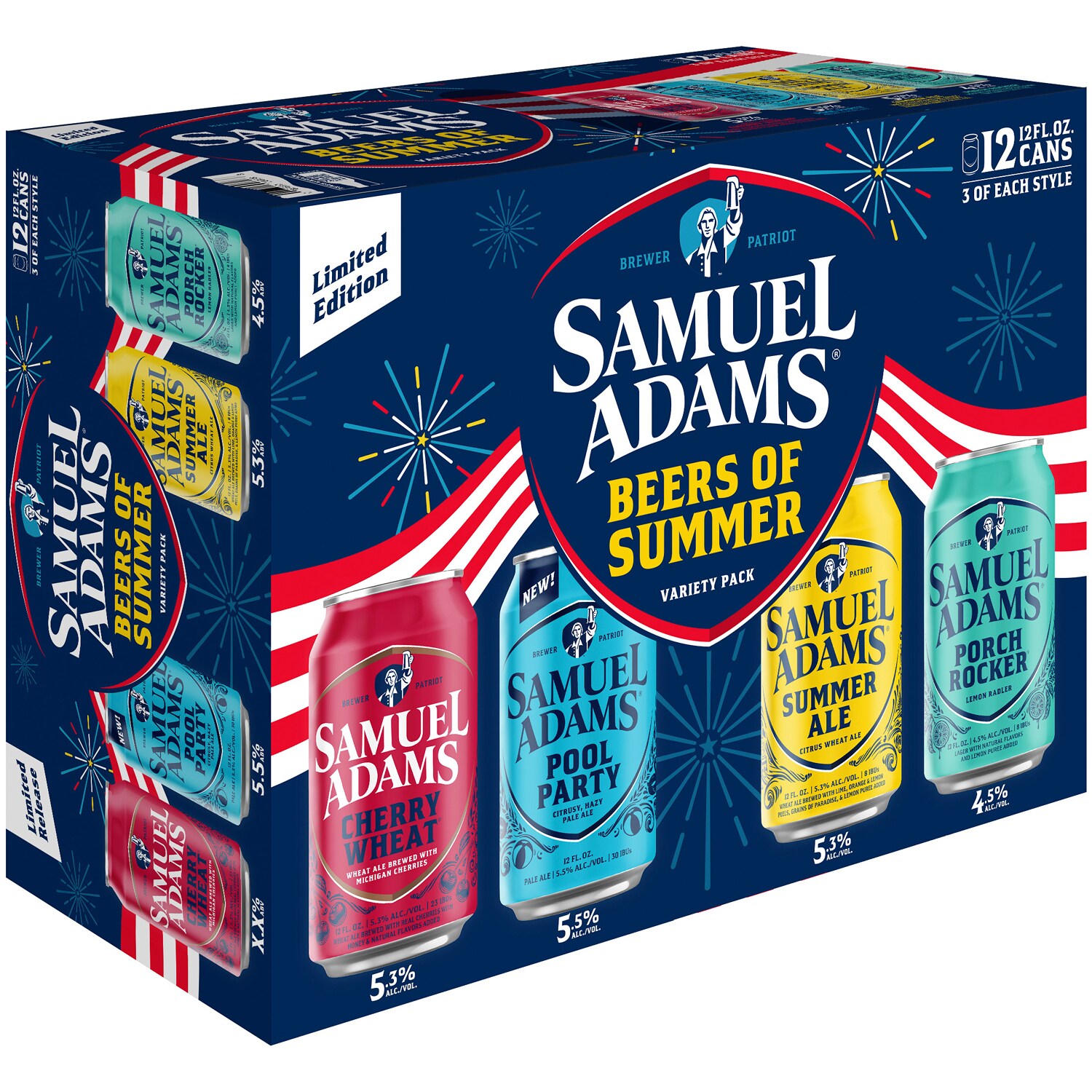 Order Samuel Adams Beers of Summer Variety Pack, Cans | Fast Delivery