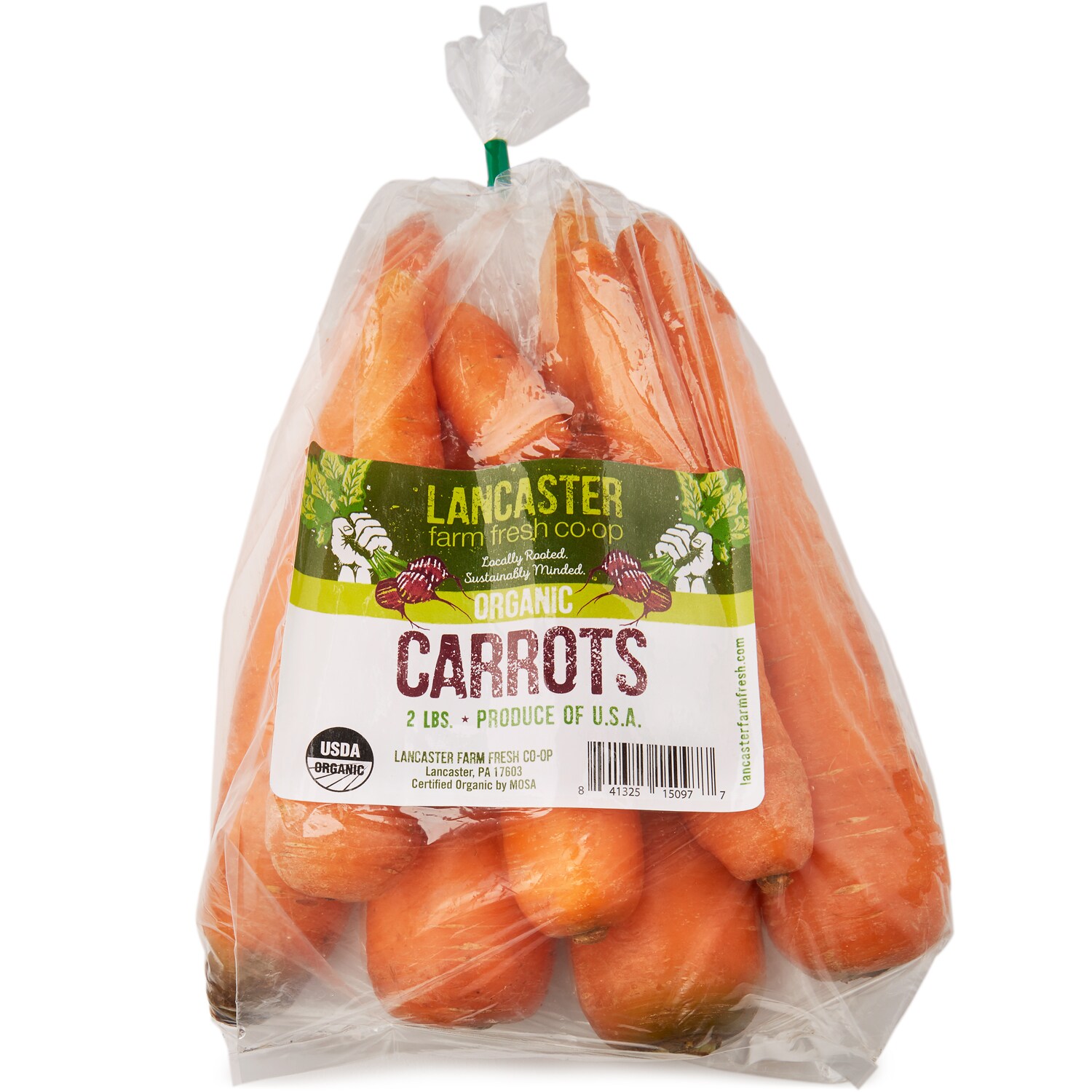 Lancaster Farm Fresh Cooperative Local Organic Carrots approx. 2lb ...