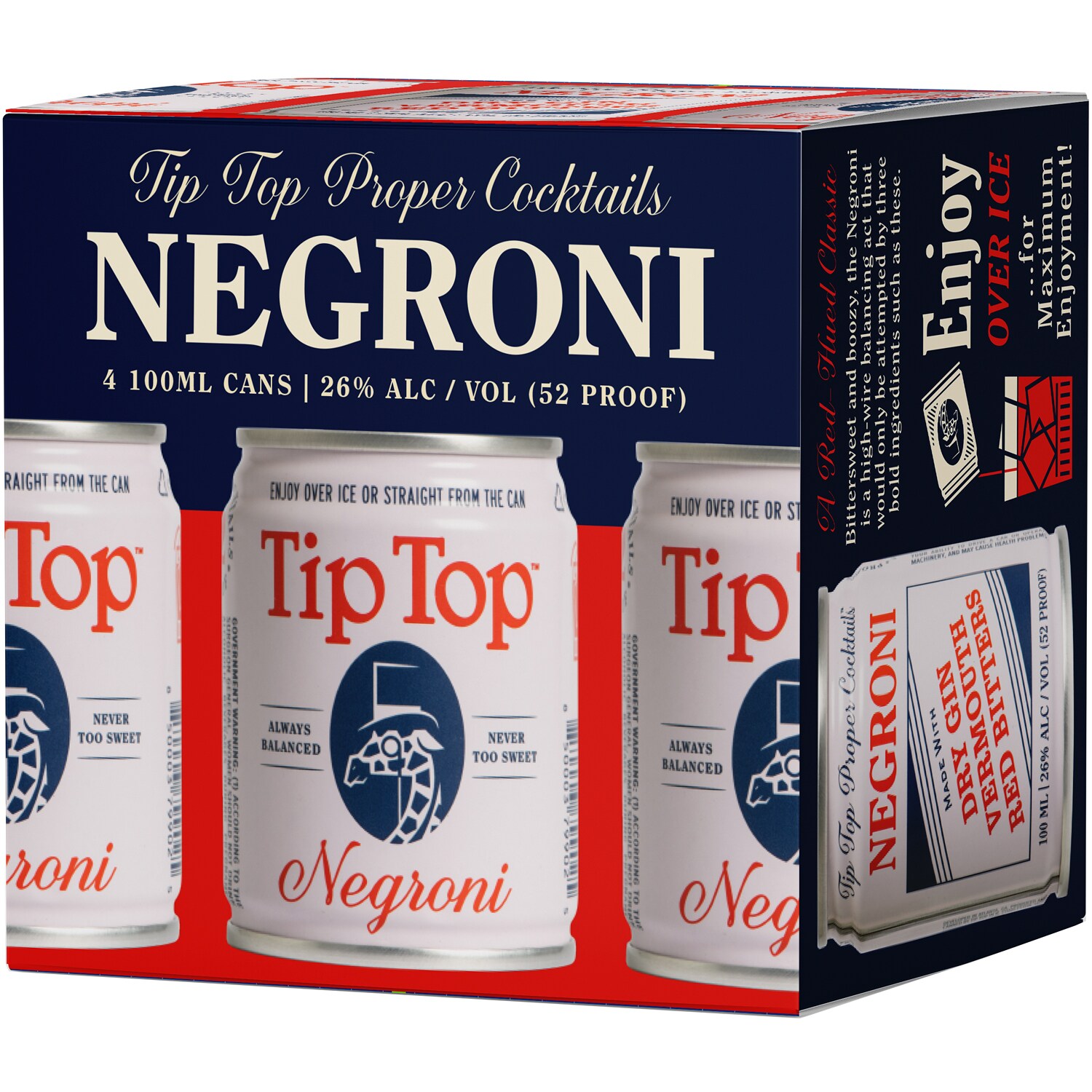 Tip Top Margarita Cocktail, Cans 4ct | FreshDirect